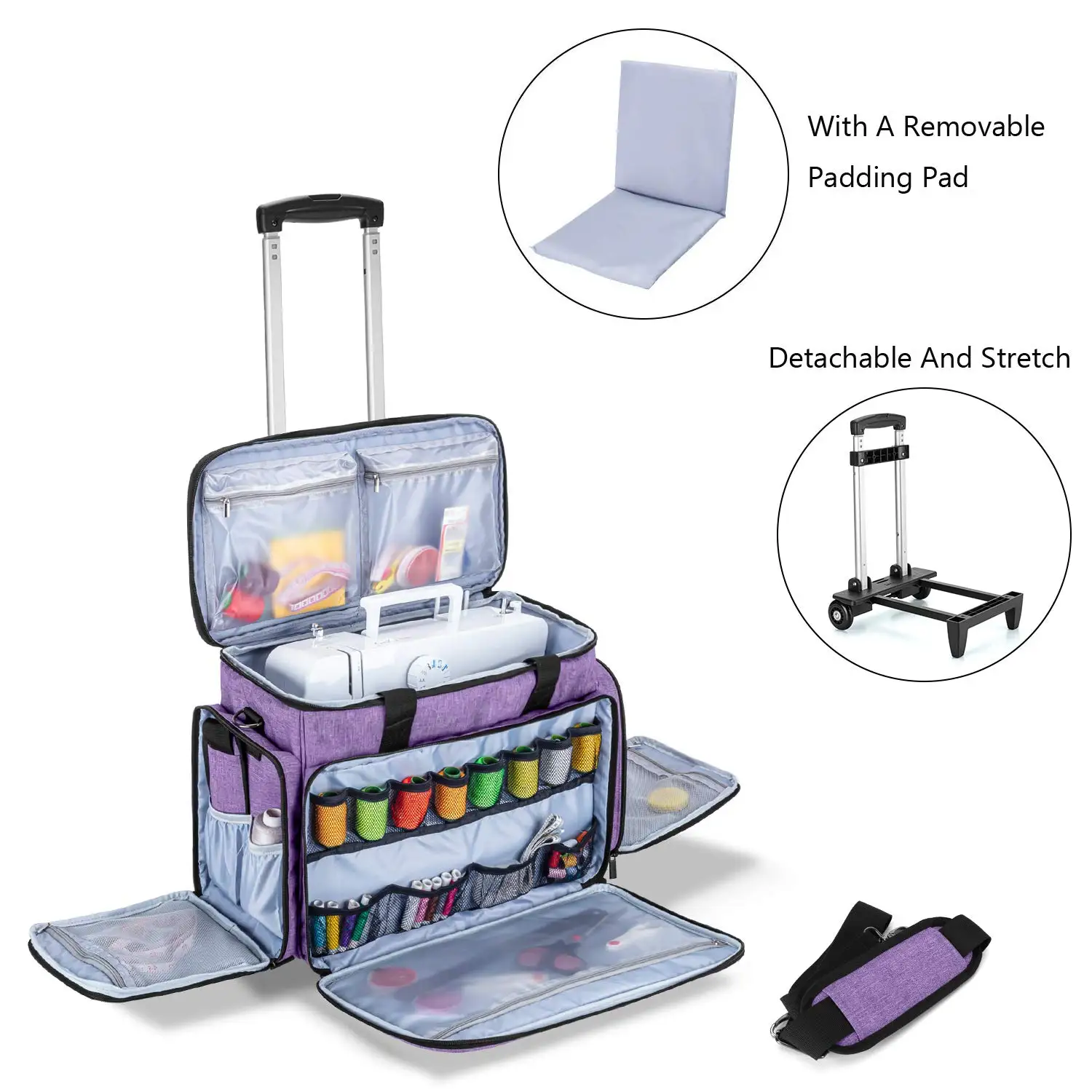 Senze Sewing Machine Bag - Padded Storage & Dust Cover