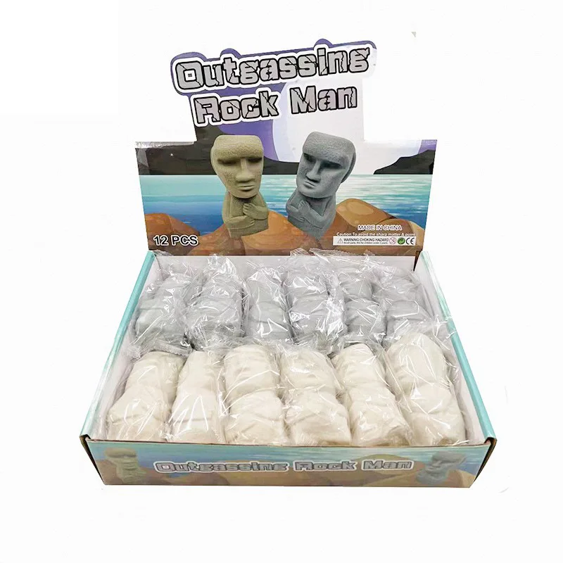 2022 Hot Sale Fidget Sensory Squishy Rock Man Statue Ball Tpr Toys For ...