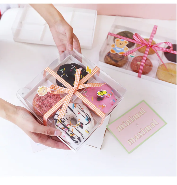 Clear Plastic Donut Packaging Box - Wholesale & Custom