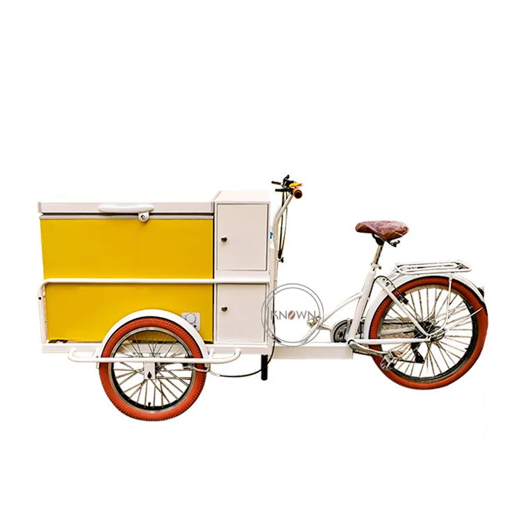 Oem Outdoor Street Mobile Ice Cream Bike With Freezer Customized ...