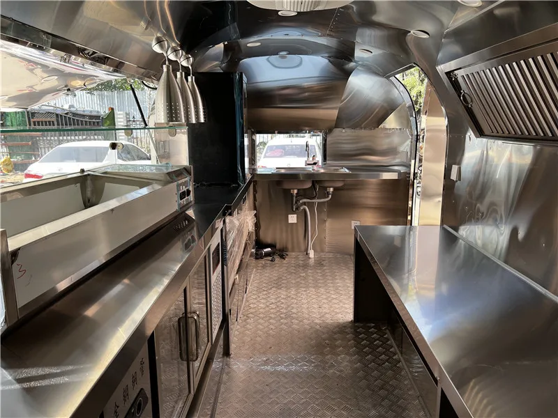 OEM Mobile Capsule Fast Food Trailer - Ice Cream Vending Cart