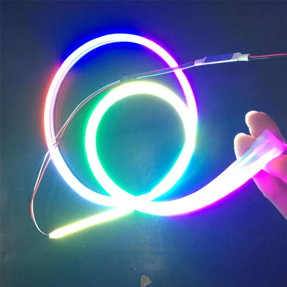 Smart RGBic Pixel Neon Flex Rope Light - 6mm LED Strip with WiFi ...
