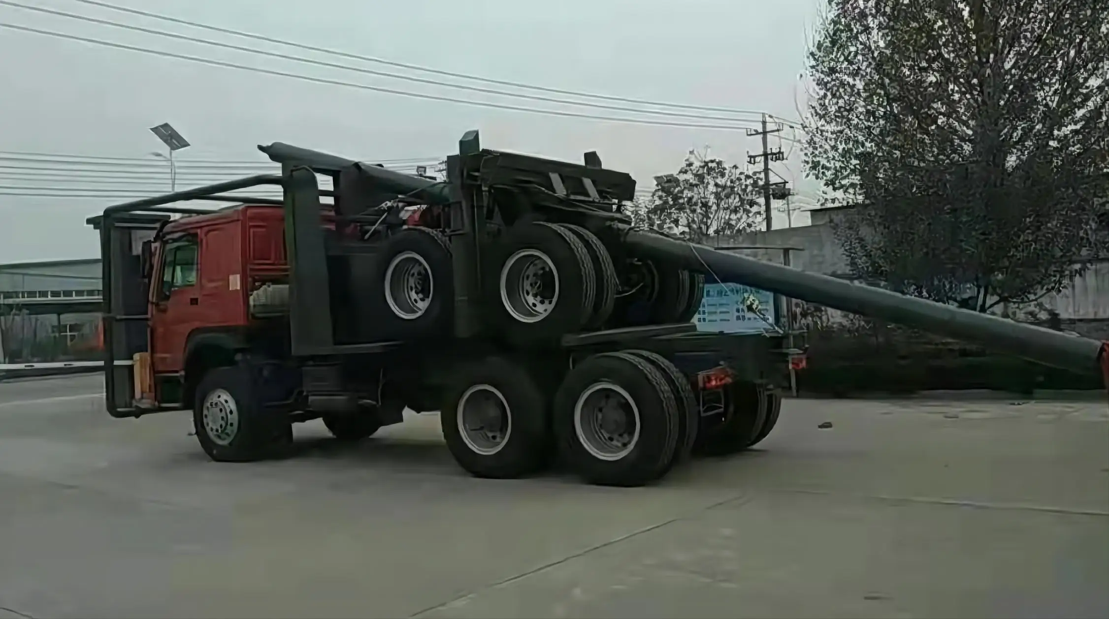 Shacman 6x6 Wood Transport Log Trucks Motorized Mini Logging Truck For ...