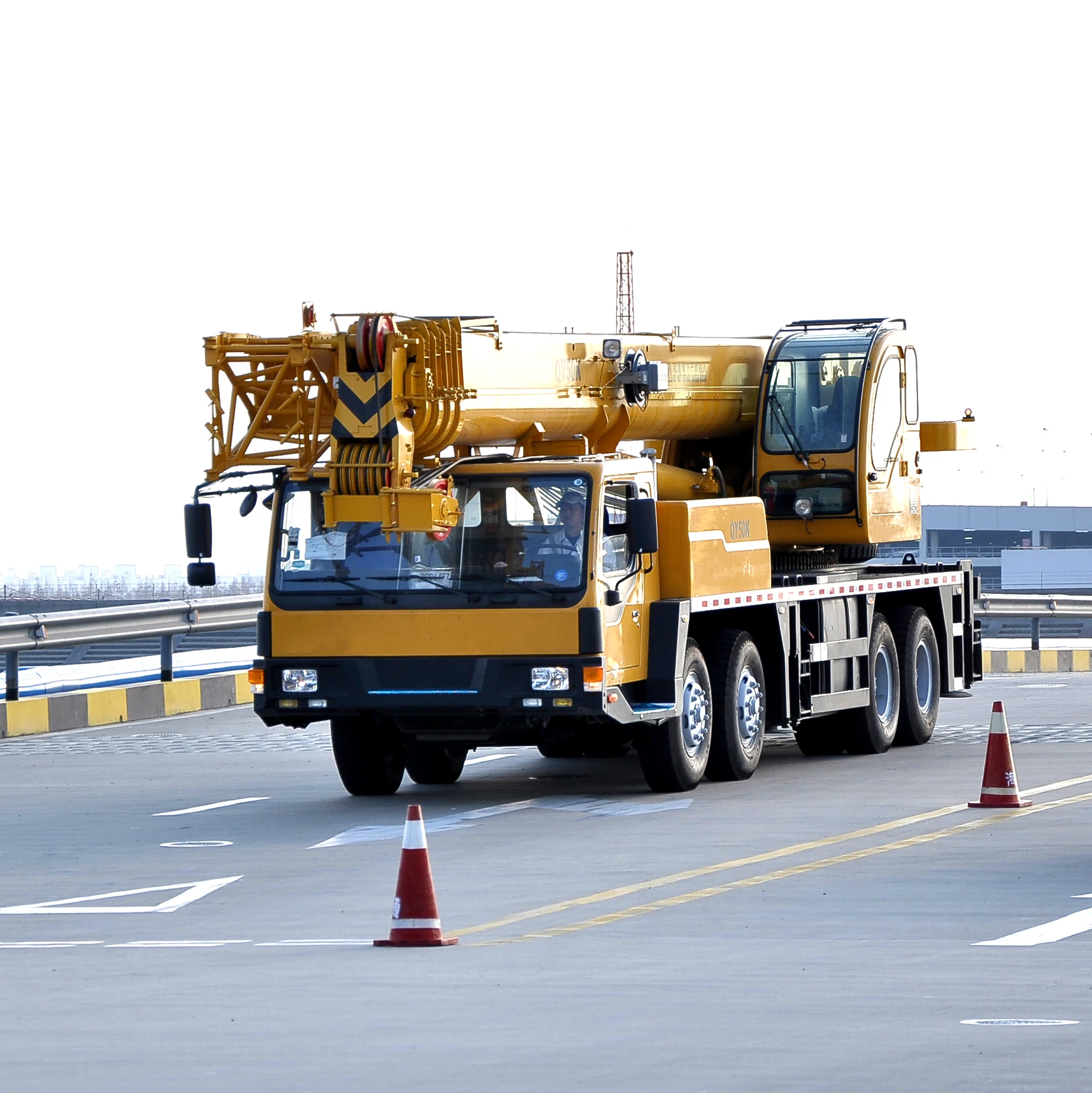 Chinese Model 50ton Hydraulic Truck Crane Qy50k5d With Best Service - Buy 50ton Truck Crane ...