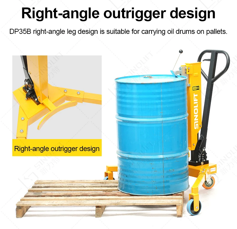 Sinolift Dp35b Hydraulic Hand Oil Drum Lifter - Buy Hydraulic Hand Drum ...