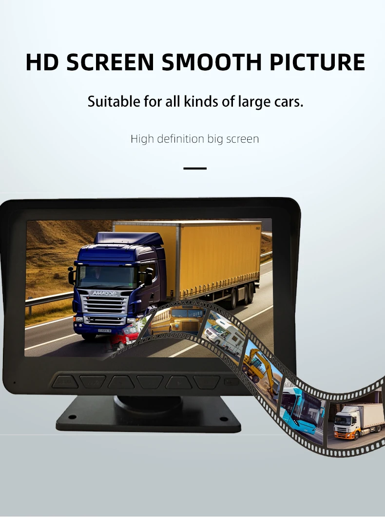 720p Truck Camera Anterior And Posterior Vision 2 Channel Video Input ...