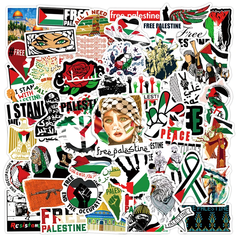 Free Palestine Sticker Label For Notebook Door Laptop Diy Luggage Car ...