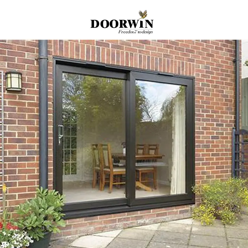 Doorwin American Modern Design Double Glazed Tempered Glass Aluminum ...