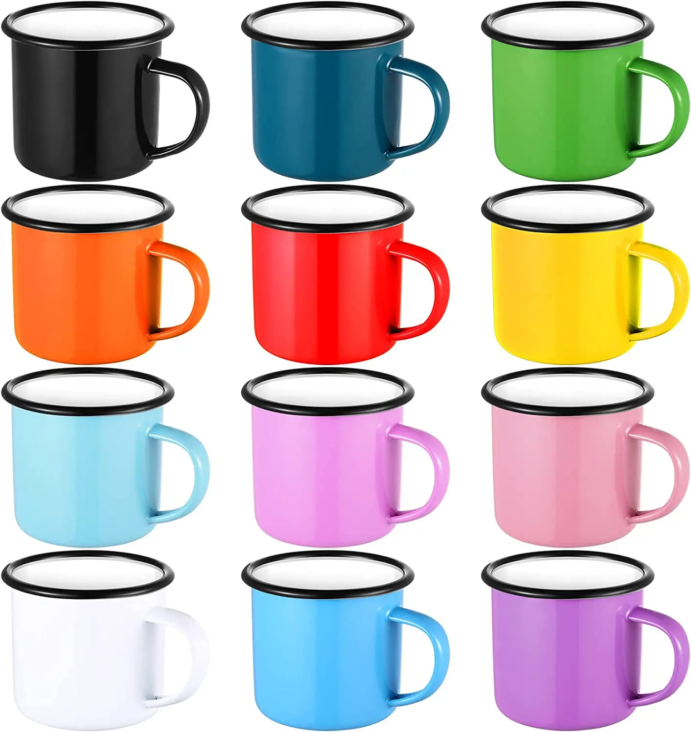 Shop Our 12oz Coffee Camp Enamel Tea Cups - Sustainable Mugs