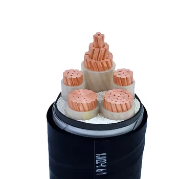 Insulated Underground Low Voltage Copper Electrical Cable Multi Core 3x50+25,3x70+35,3x95+50 Yvv ...