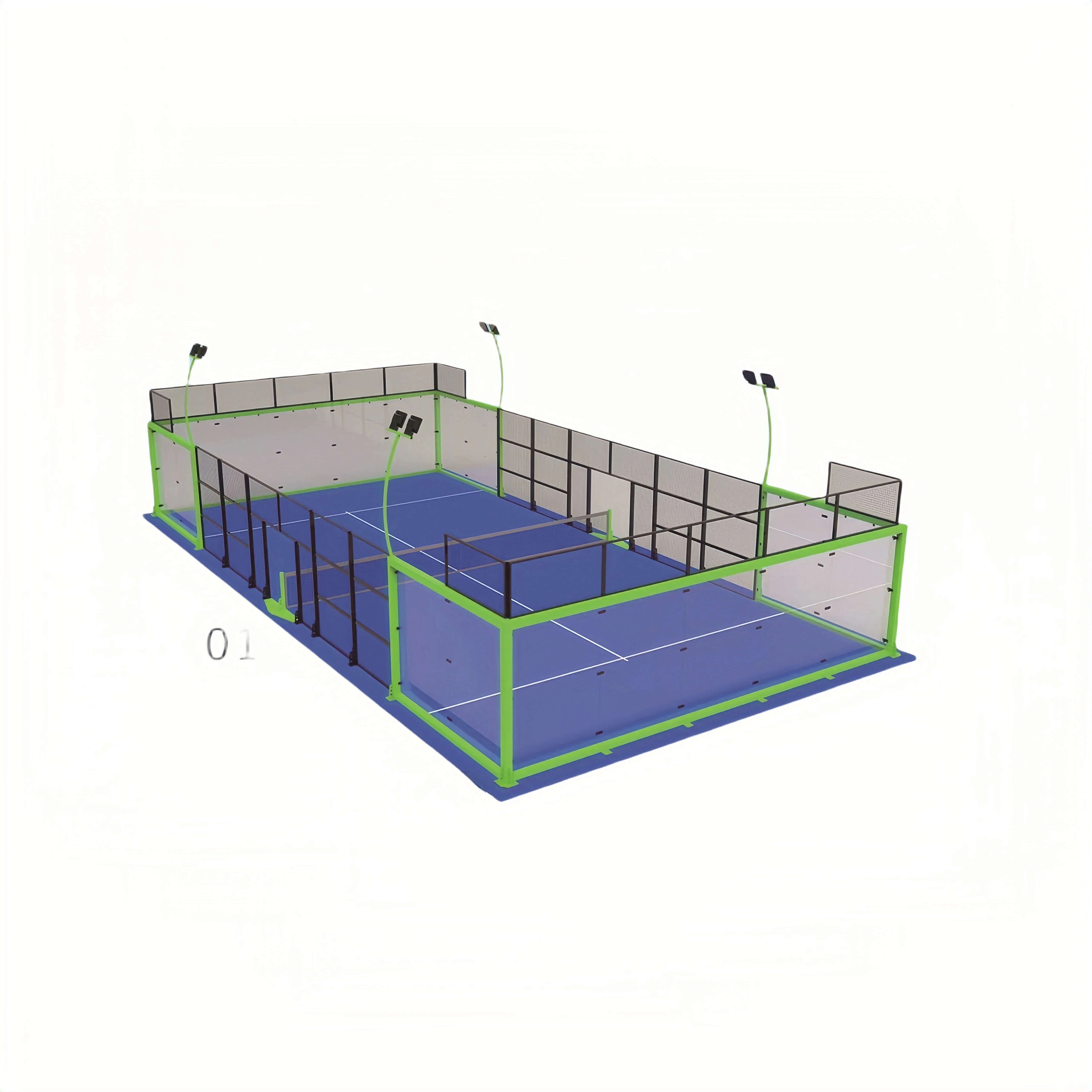 Whale Sports Portable Tennis Court Mobile Design Court Padel Complete ...