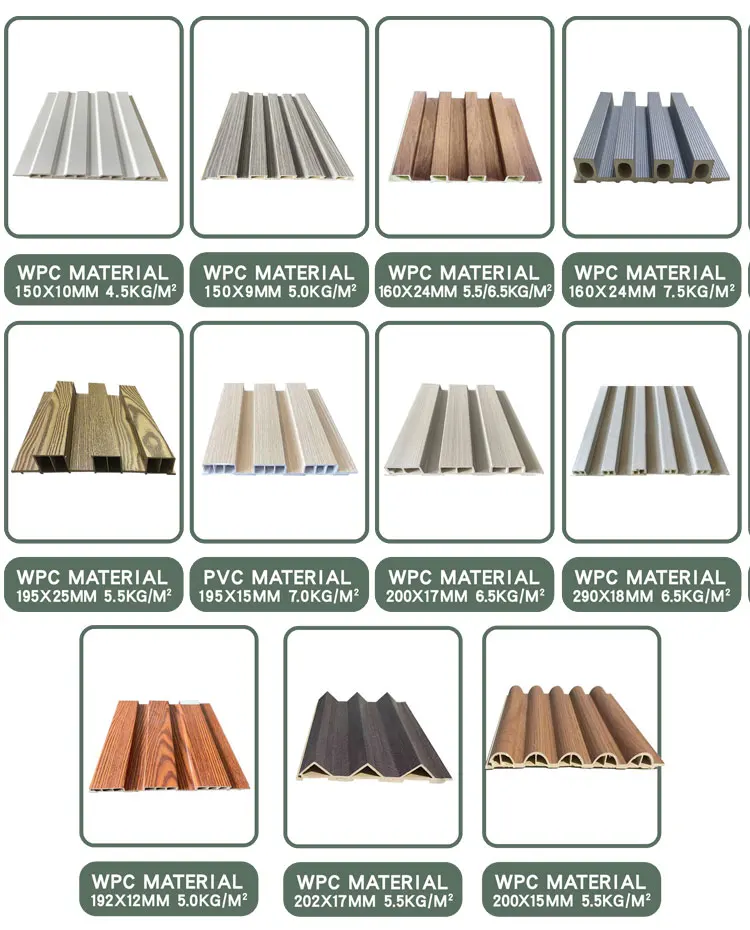 Fluted Wall Panel Wpc Indoor Decorative Suspended Pvc Wall Panels ...