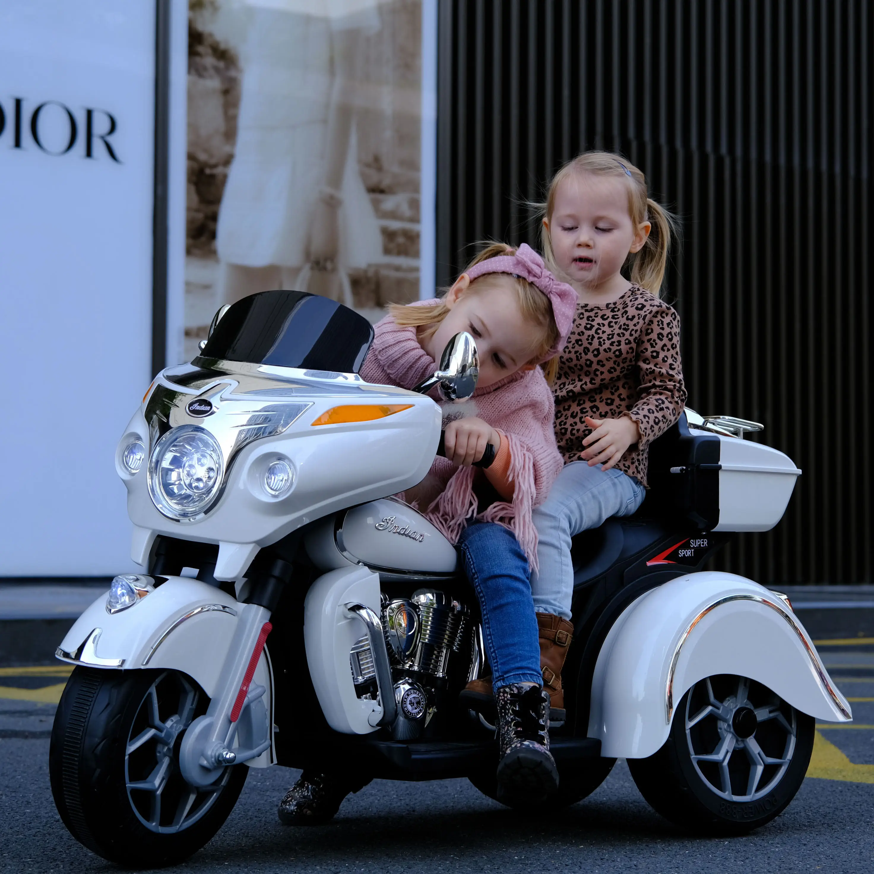 Children's Electric Tricycle With Storage Box With Cool Lights Kids Ride On Car - Buy Kids ...