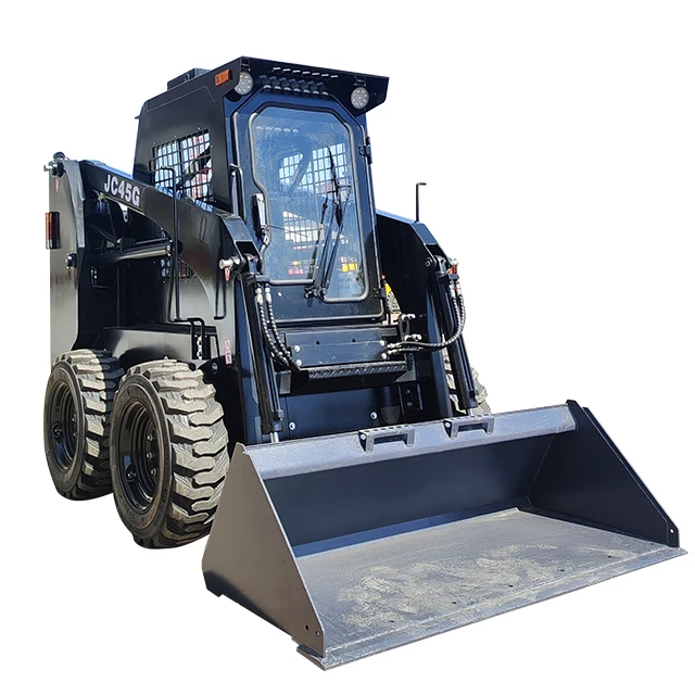 Free Shipping YHMG Mini Skid Steer Diesel Loader Cheap YH65 Wheel ...