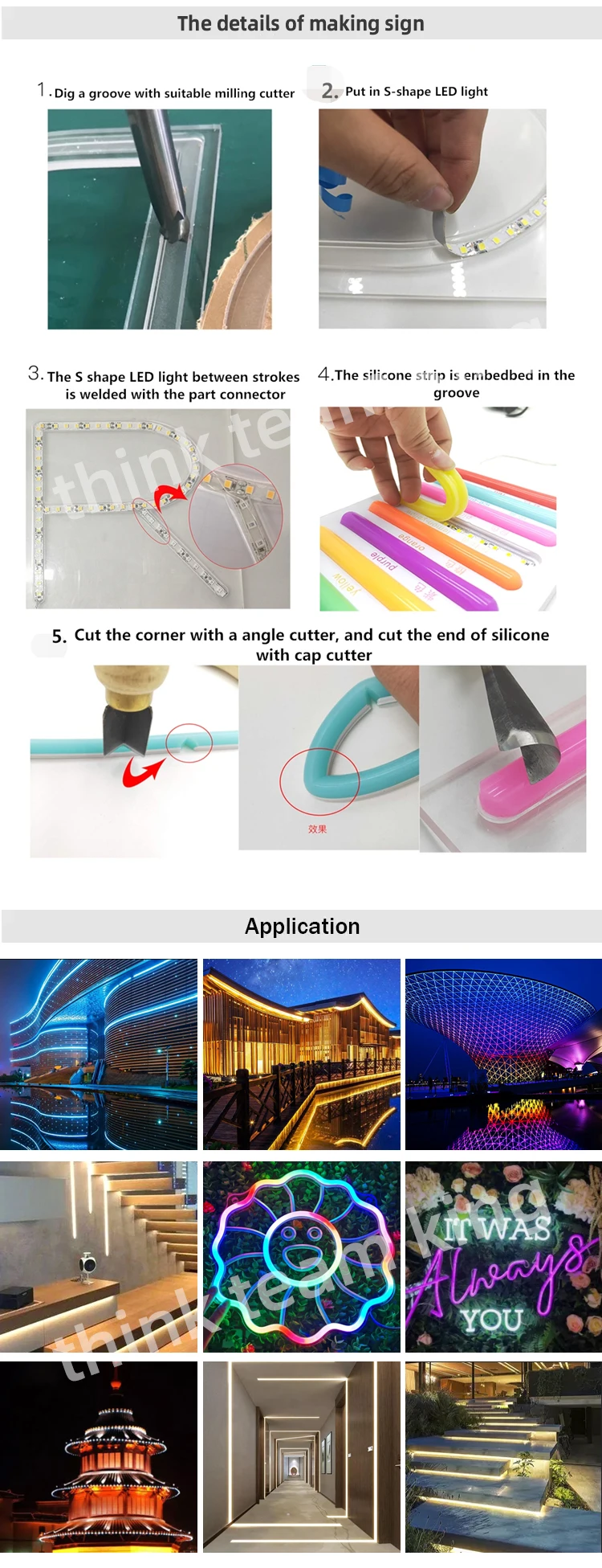 Flexible Neon Tube Lights - Brighten Your Signs Efficiently
