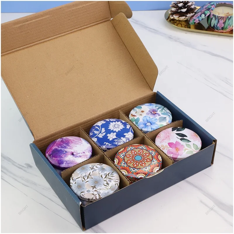 Wholesale Custom Label 4 Pack Gift Set Eco-Friendly Natural Soy Wax ...