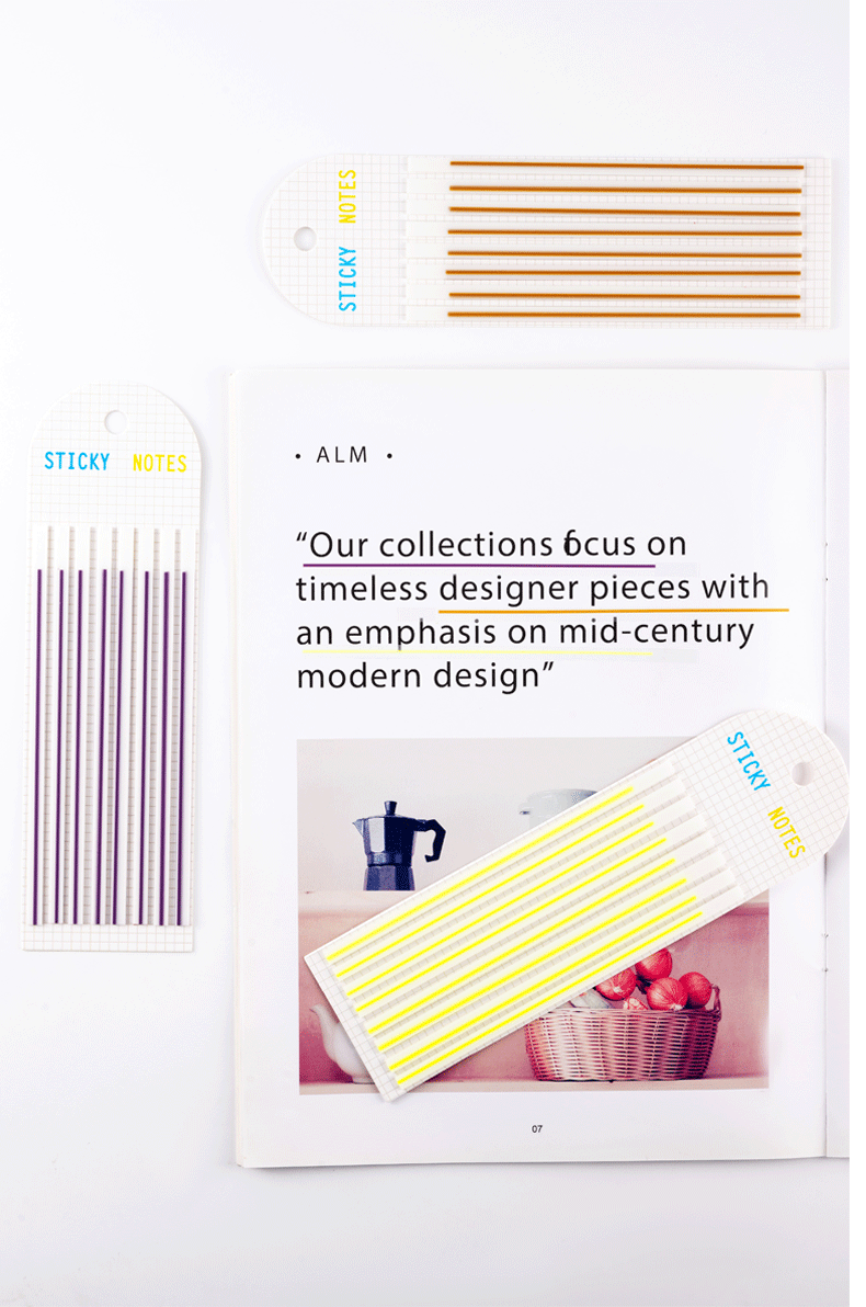 Thin Post It Notes - Creative and Transparent Sticky Memos
