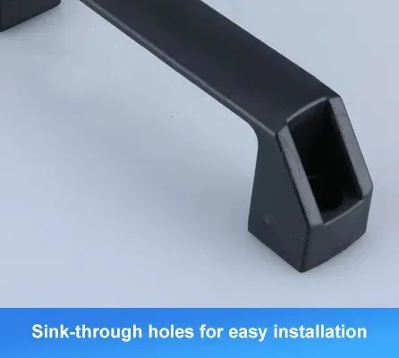 High Quality Nylon Handle Rectangular Industrial Pull Handle For 20 ...