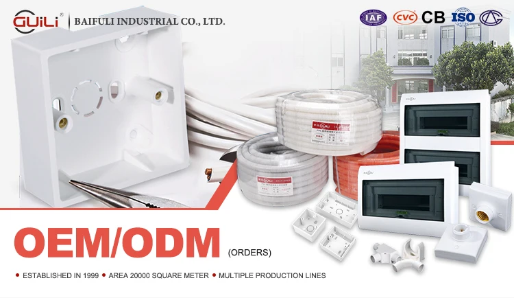 Pvc Electrical Boxes Flush Mounting Waterproof Junction Box 220v Switch ...