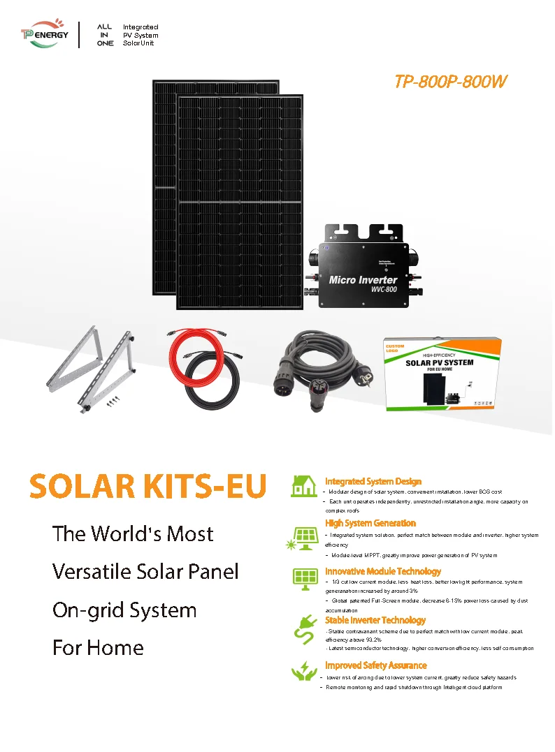 All In One Integrated Pv System Solarunit Kit On Grid Balcony Solar ...