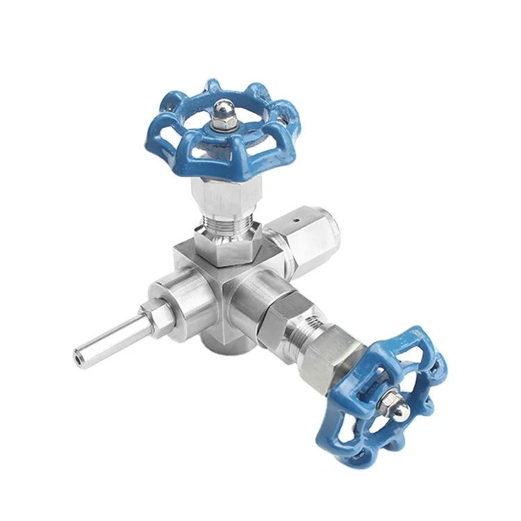 High Seal Pressure Sampling 1/8 Npt Hand Needle Valves Manual Hydraulic ...