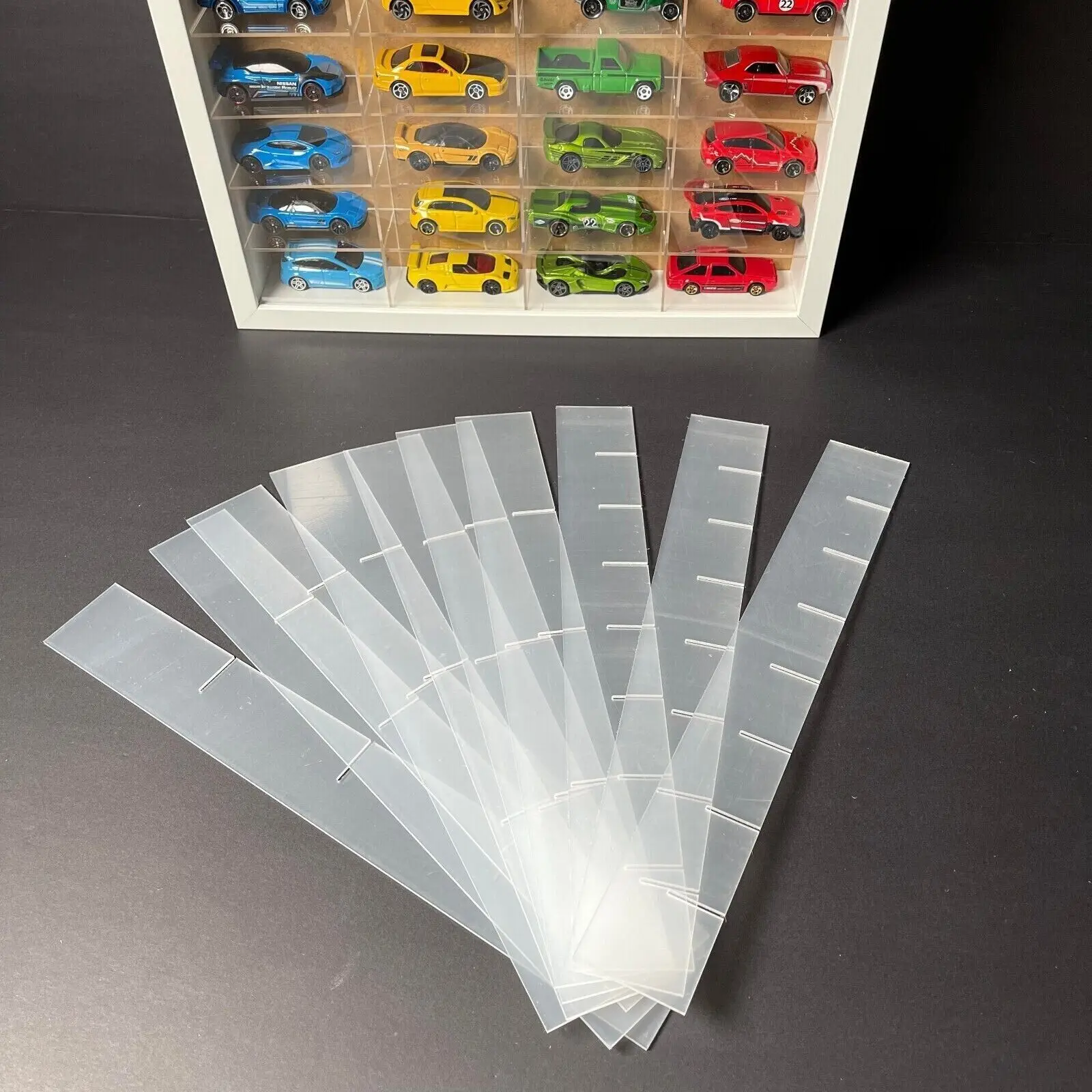 Acrylic Cars Dividers - Perfect for Diecast Toy Display