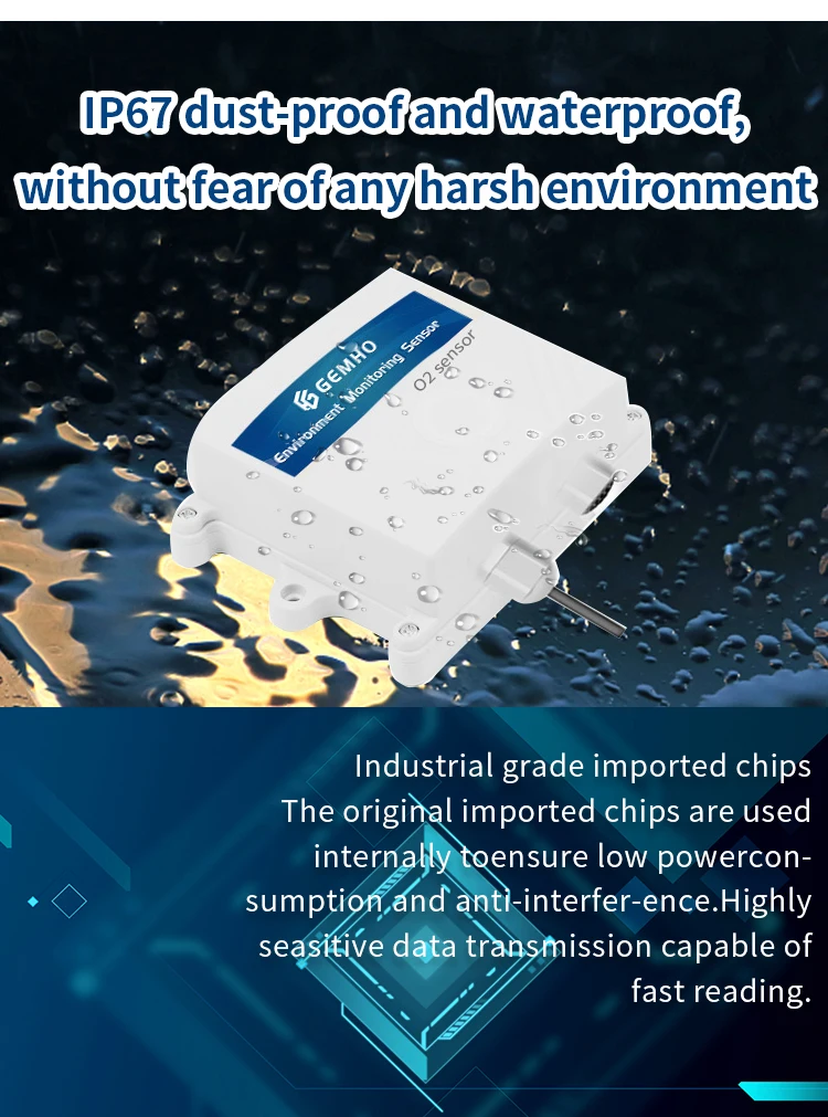 Industrial Inspection Accuracy O2 Analyzer O2 Sensor Air Environment ...