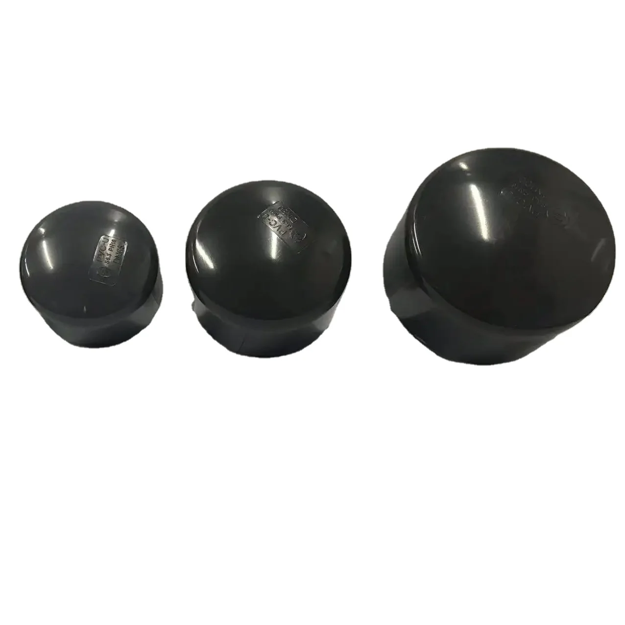 DIN Standard 1 Inch UPVC Plastic Round Pipe End Cap DN25 Fitting for ...