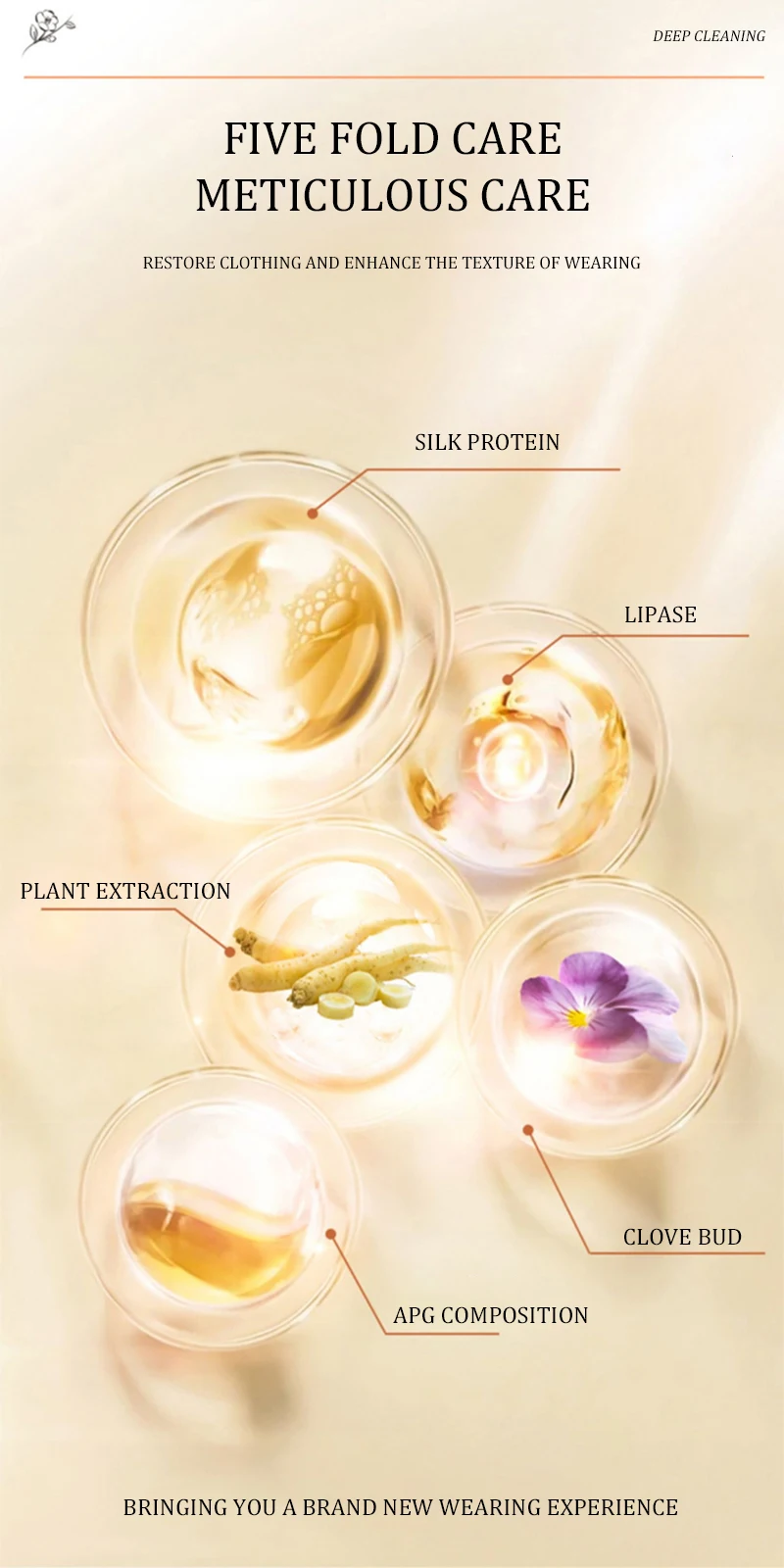 Professional Washing Powder Wool Cashmere Underwear Detergent ...