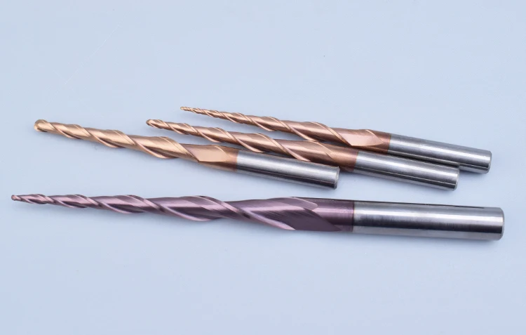 Hot Selling Cnc Router Bit Tapered Ball Nose End Mills 3.175 Tapered ...