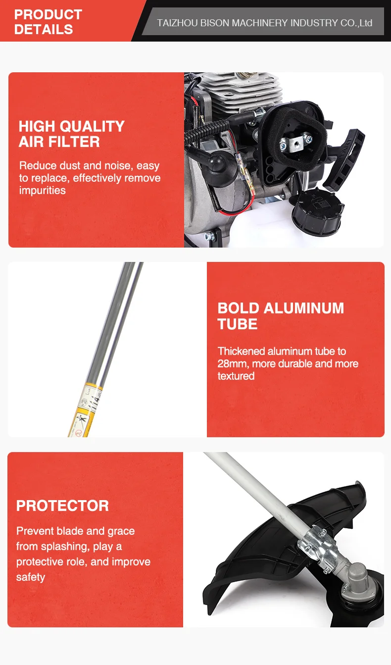 52cc Good Quality 2-stroke 4 Stroke Grass Cutting Machine Mower ...