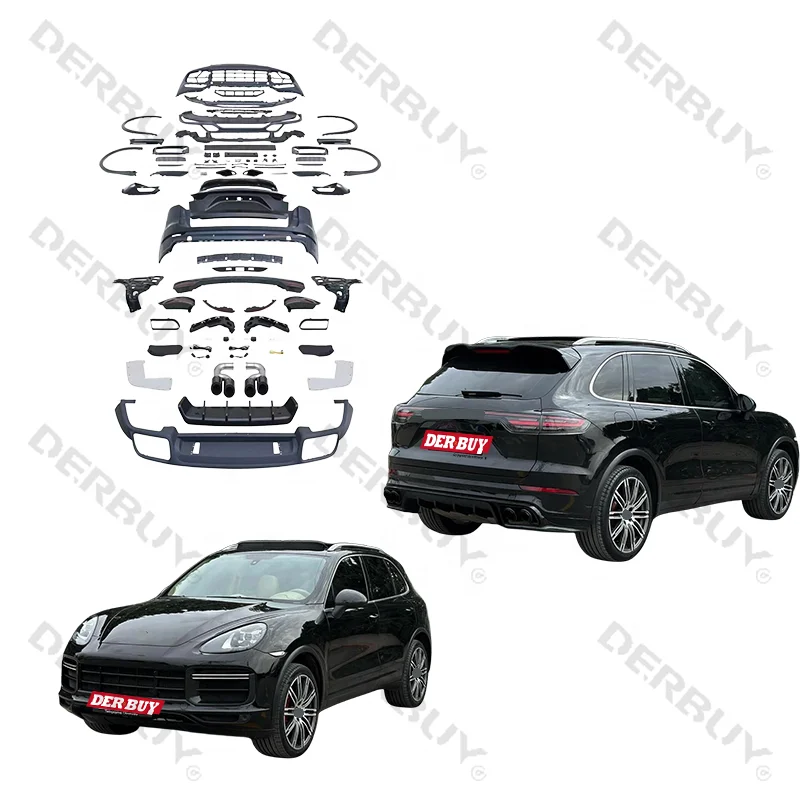 Exterior Bodykit for Porsche Cayenne 958.1 958.2 to 9Y0 Cayenne sports front face tunning parts ...