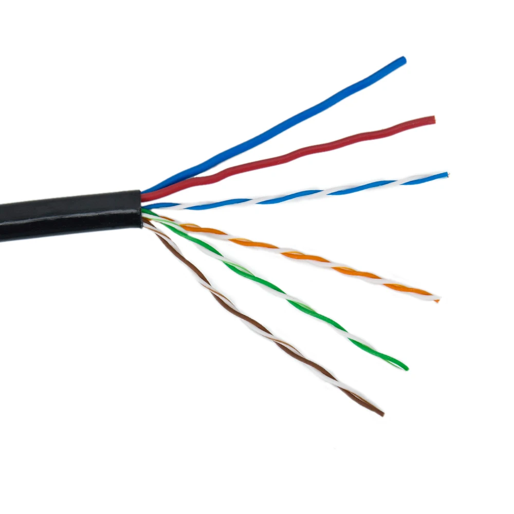 High-quality Outdoor UTP Siamese Cable - CAT5E+RVV