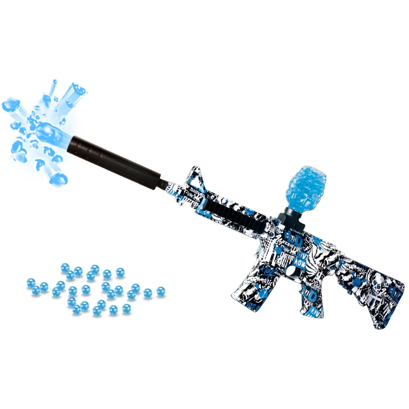 M4a1 Outdoor Shooting Games Splatter Ball Hydrogel Electric Water Gel ...