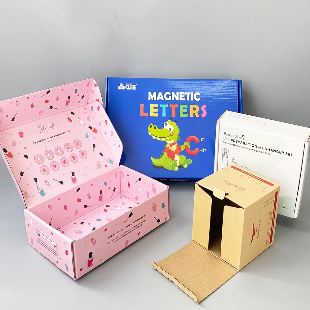 Customized Gift Packaging Box Luxury Magnet Flap Folding Gift Box Small ...