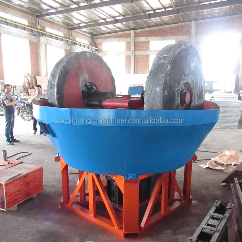 Gold Grinding Machine Wet Pan Mill for Efficient Gold Extraction