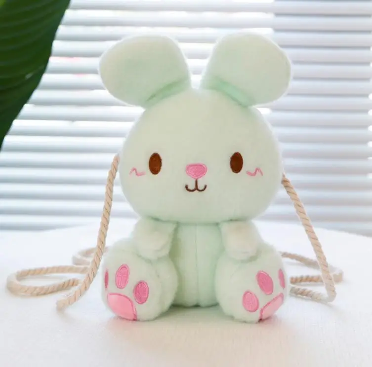 Custom Cartoon Cute Kids Plush Bunny Bag Children's Coin Purse Cute ...