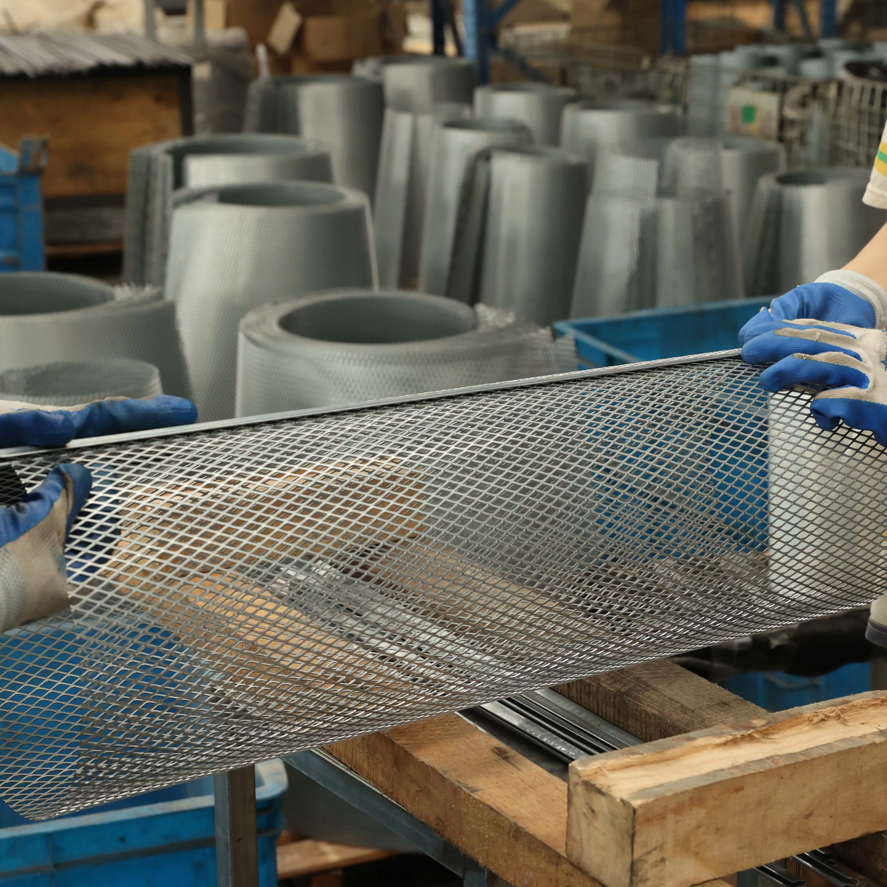 Factory-made Rhombus Expanded Metal Welded Coil Mesh - Buy Mesh,Diamond ...