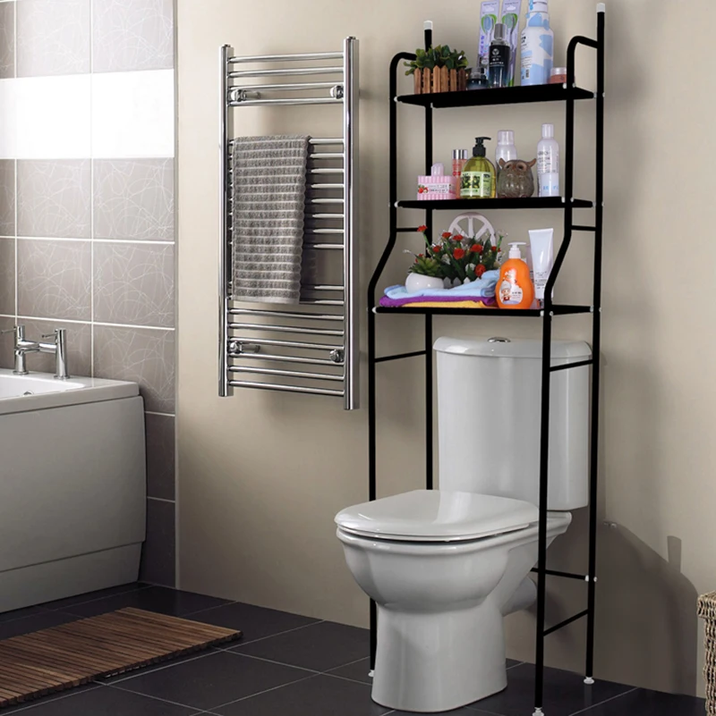 New 3 Layer Bathroom Rack Washing Machine Holder Shelf Storage Bathroom ...