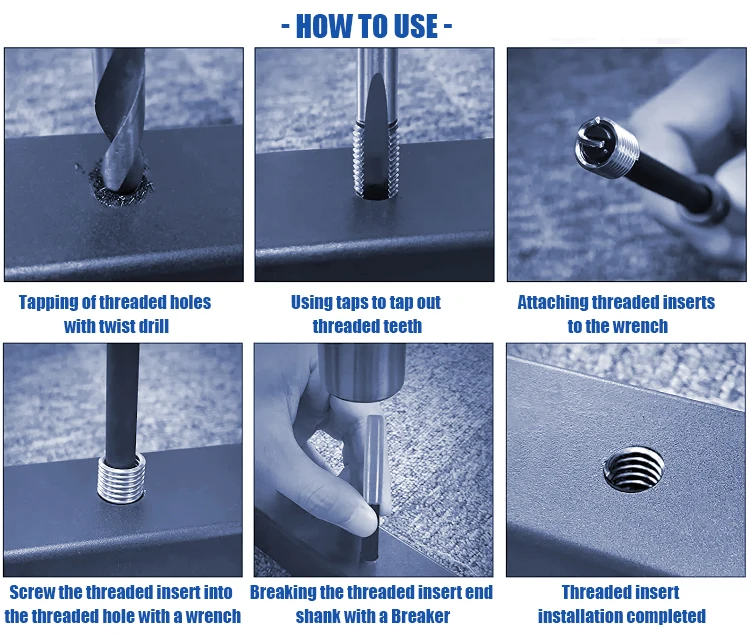 M4 to M14 Thread Repair Kit - Universal Fix for Damaged 25mm Threads