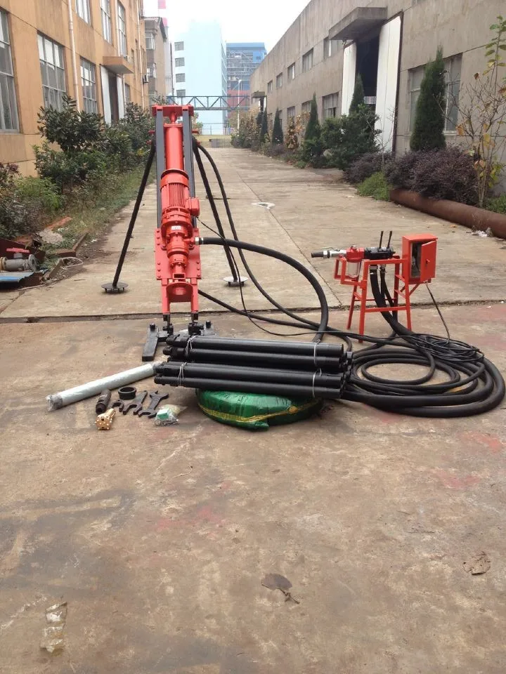 Crawler Air Compressor Down The Hole Hammer Air Drill Rig Rock Portable ...