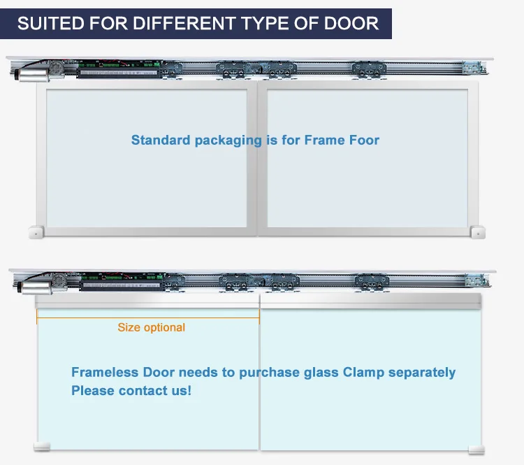 Doortec Commercial Automatic Sensing Door System Automatic Door With ...