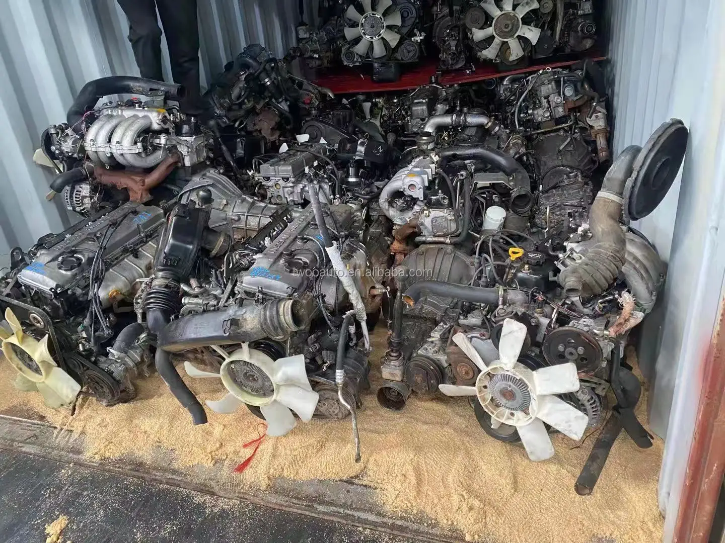 Original Used Japanese Diesel Engine TD42 with Gearbox