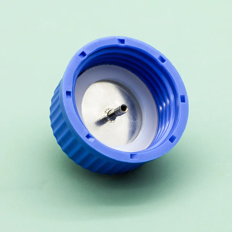 Gl45 Feed Cap Fermentation Bottle Reactor Feed Cap Stainless Steel ...