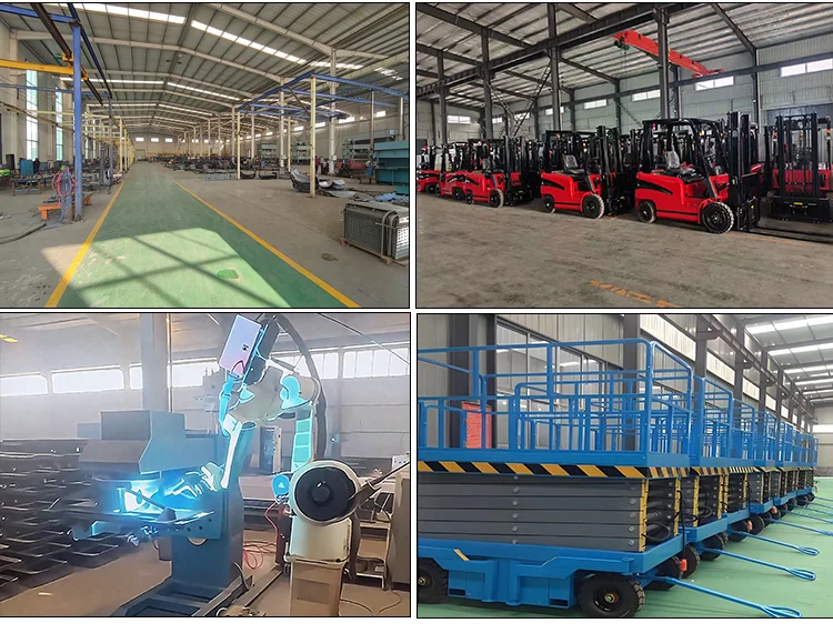 500kg Telescopic Folding Portable Safe Mobile Hydraulic Platform