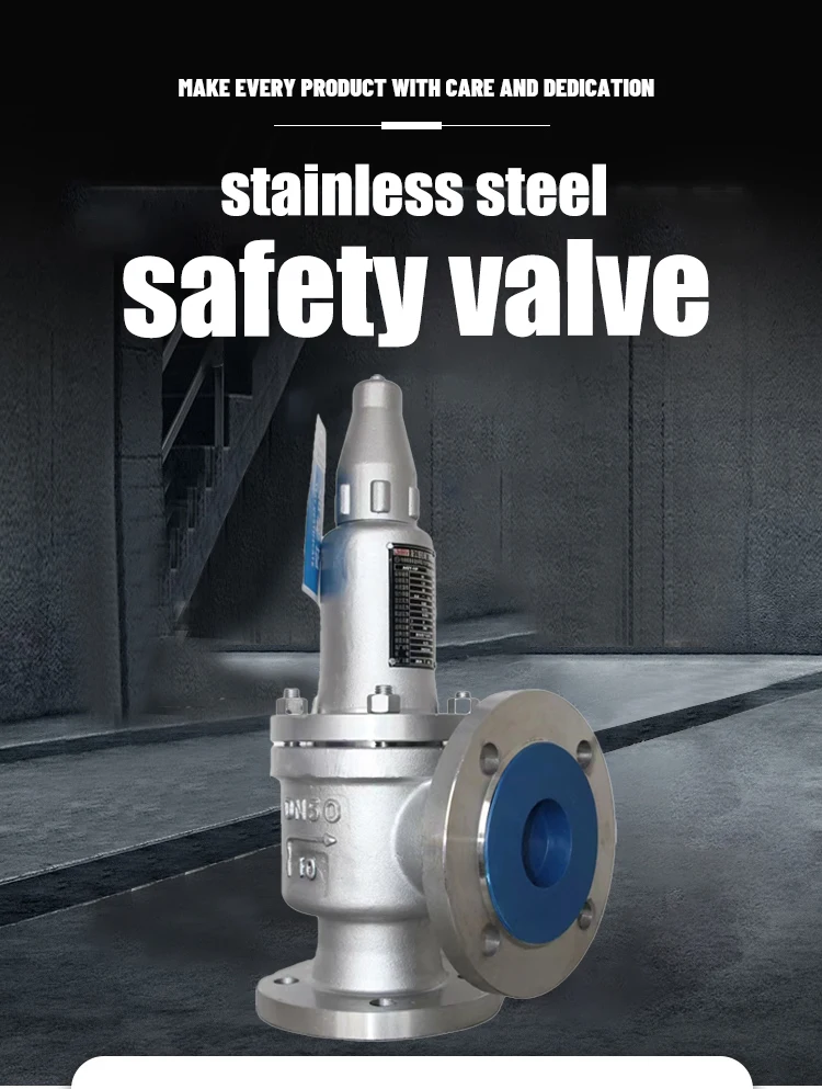 Ss304 Safety Valve Cast Steel Flange Full Start Spring Type Safety ...