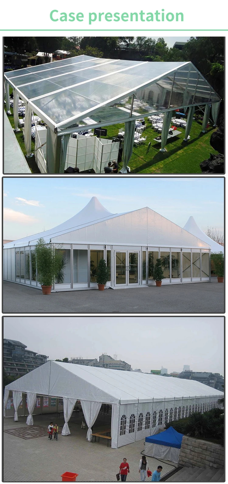 Clear Party Tent Wedding Tent For Party Event Trade Show Durable ...