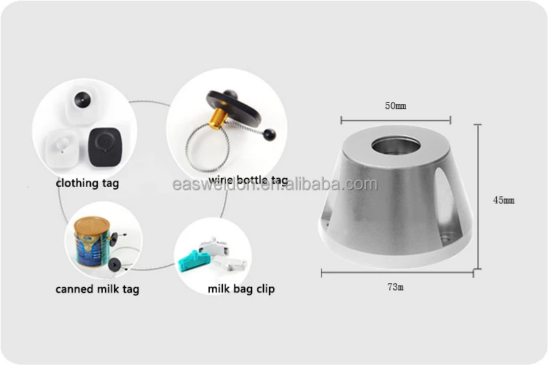 Shopping Mall Magnetic Tags Removal EAS Retail Store Safe Security ...