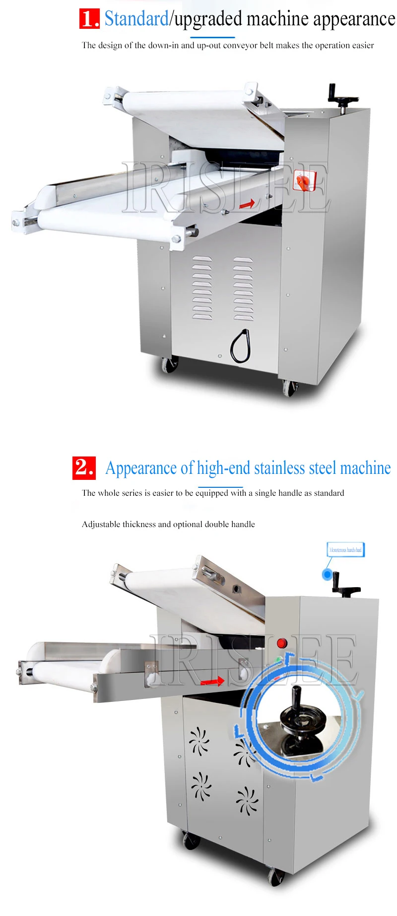 Full Automatic Dough Pressing Machine Commercial Kneading Flour Buns ...