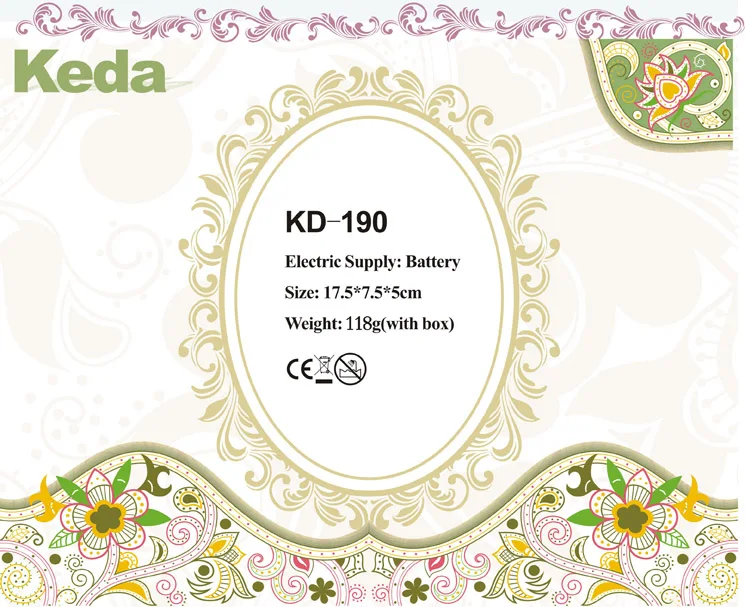 Kd-190 Keda Battery Electrolysis Epilator - Buy Electrolysis Shaver ...